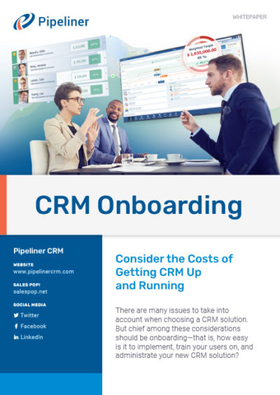 CRM Onboarding - Pipeliner CRM