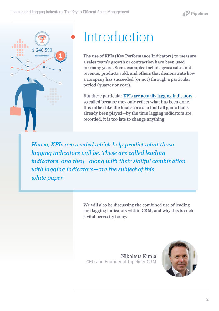 Leading and Lagging Indicators - Pipeliner CRM